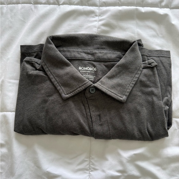 Bonobos | Shirts | Bonobos Dark Gray Polo Shirt Soft Cotton | Poshmark
